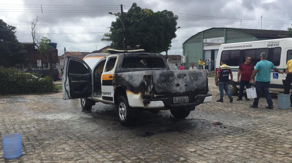 Homem é Preso Após Incendiar Viatura Da Smtt